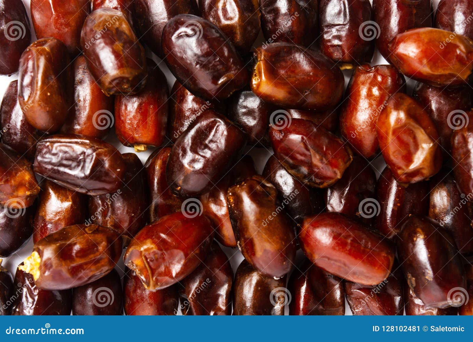 Fresh Dates Making a Background Pattern Stock Image - Image of pile ...