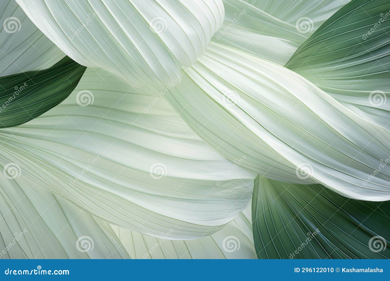 Fresh, Delicate, Ethereal Tropical Leaves Background with a Mist Effect ...