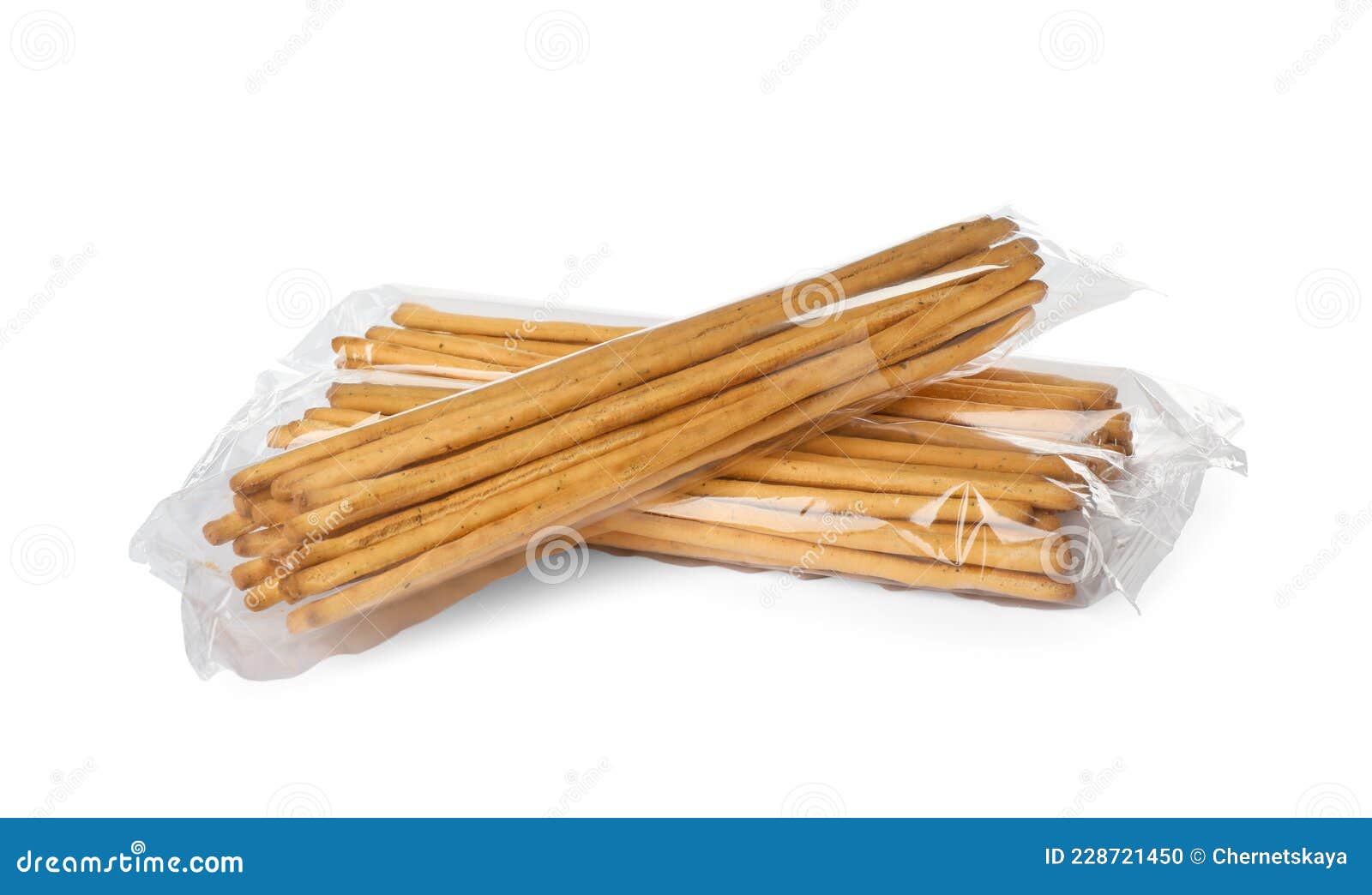 Fresh Delicious Grissini Sticks on White Background Stock Photo - Image ...