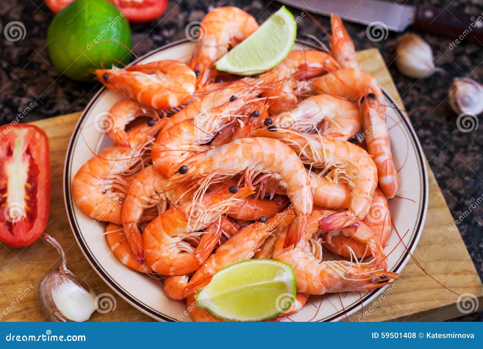 Fresh delicious prawns stock photo. Image of healthy - 59501408