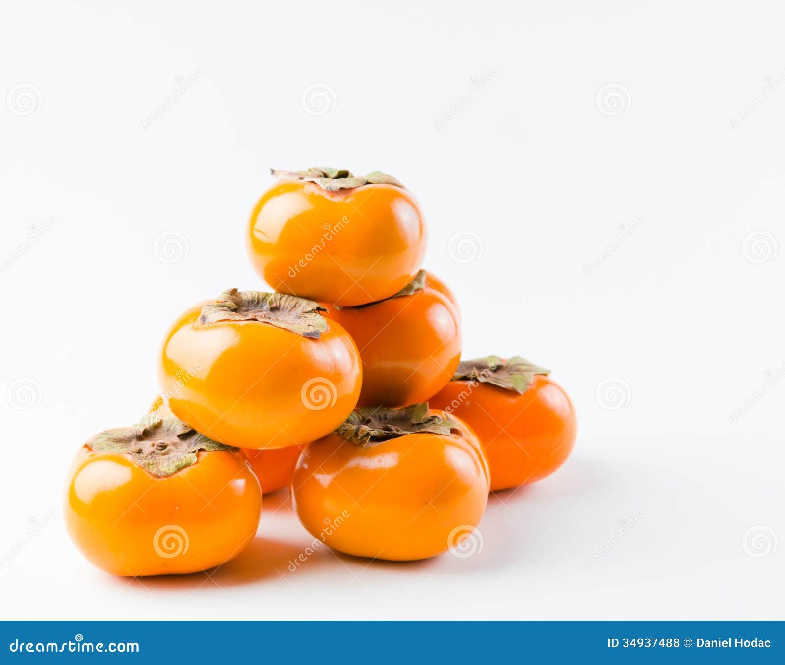 Fresh, Delicious, Ripe, Organic Fuyu Persimmon Stock Photo - Image of ...