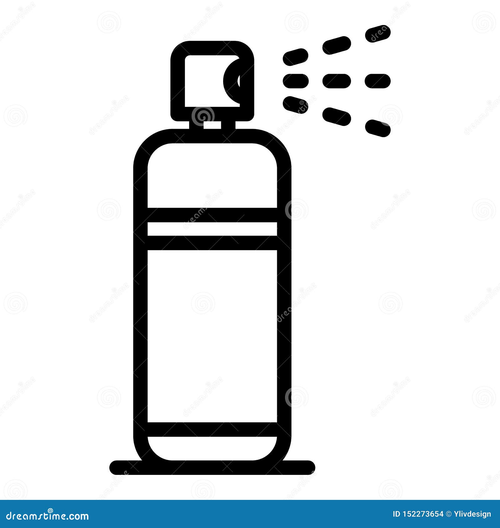 Fresh Deodorant Spray Icon, Outline Style Stock Vector - Illustration ...
