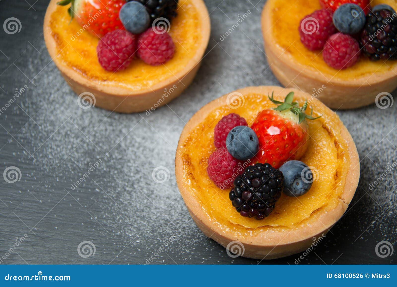 Fresh dessert fruit tart stock photo. Image of healthy - 68100526
