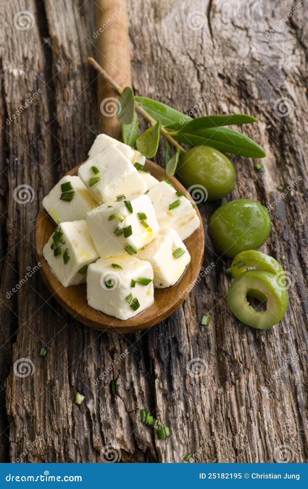 Fresh diced feta stock image. Image of rosemary, diced - 25182195
