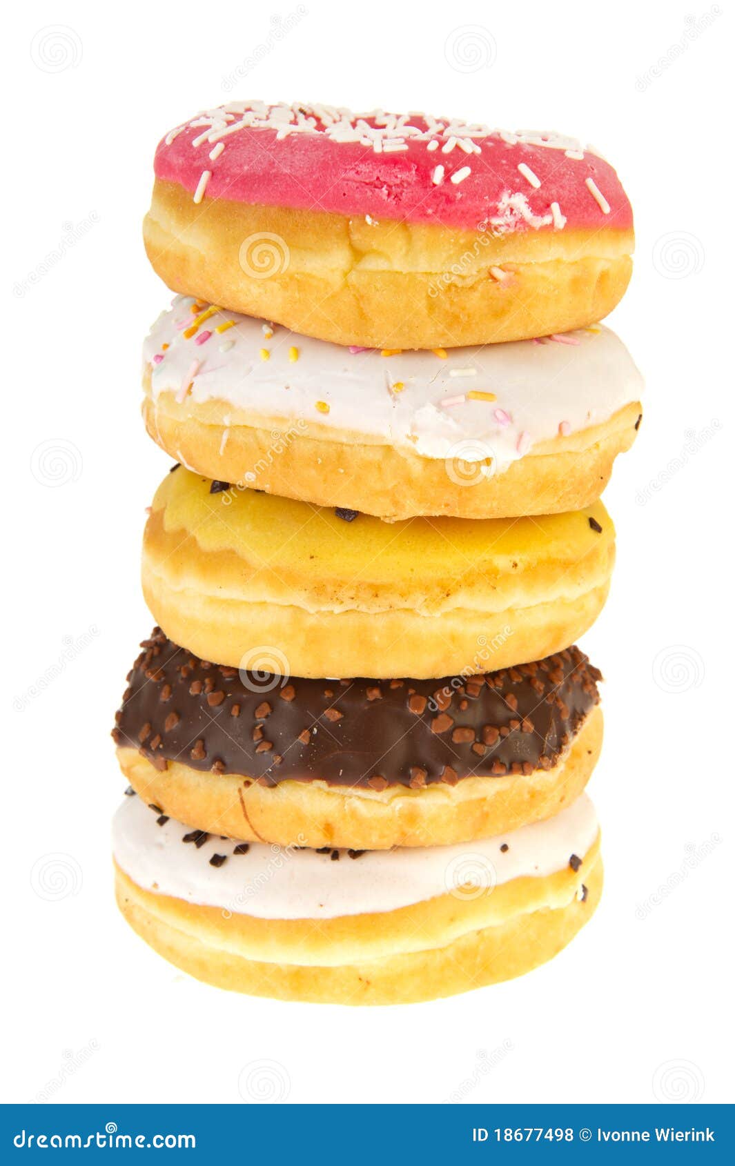 Fresh donuts stock photo. Image of pastry, delicious - 18677498