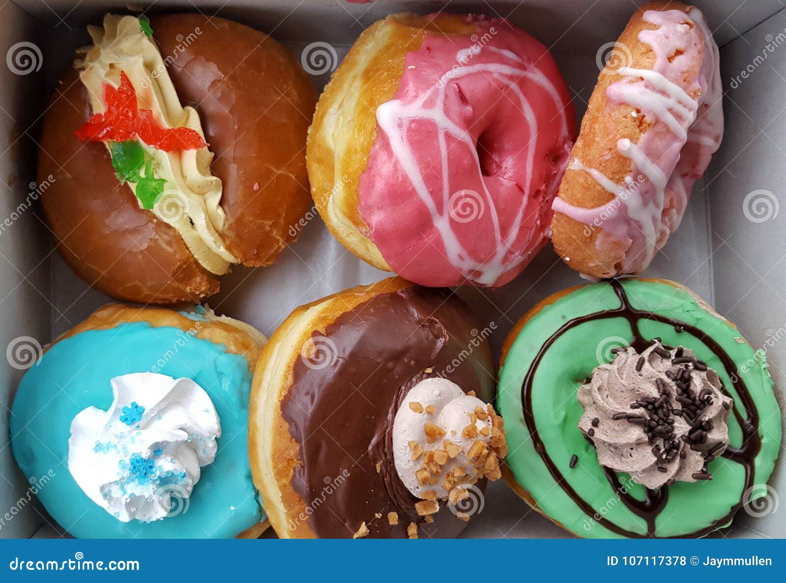 Gourmet dounts stock photo. Image of sweet, colourful - 107117378