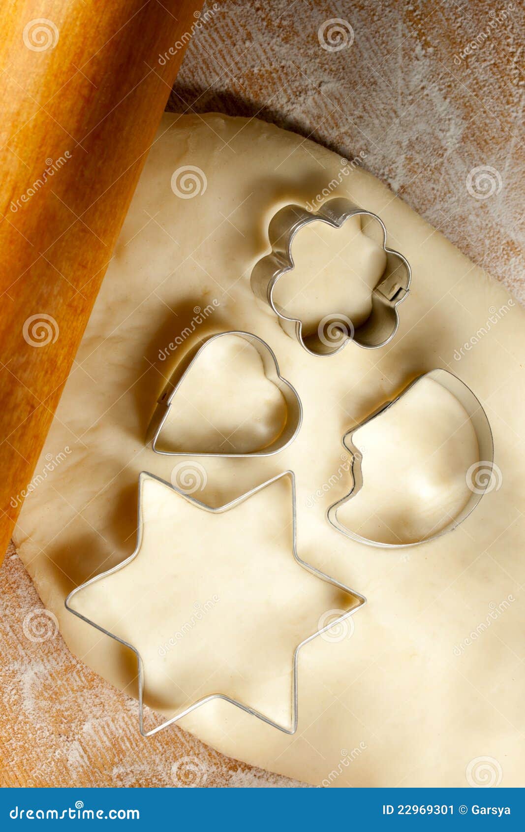 Fresh dough stock image. Image of yeast, fresh, cutter - 22969301