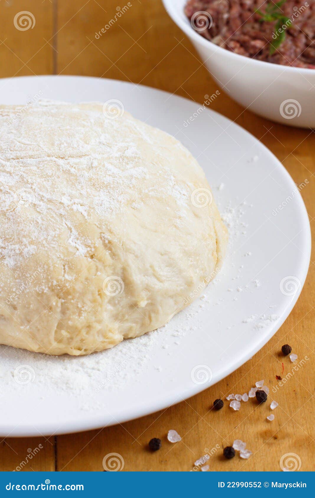 Fresh dough stock photo. Image of chopped, freshness - 22990552