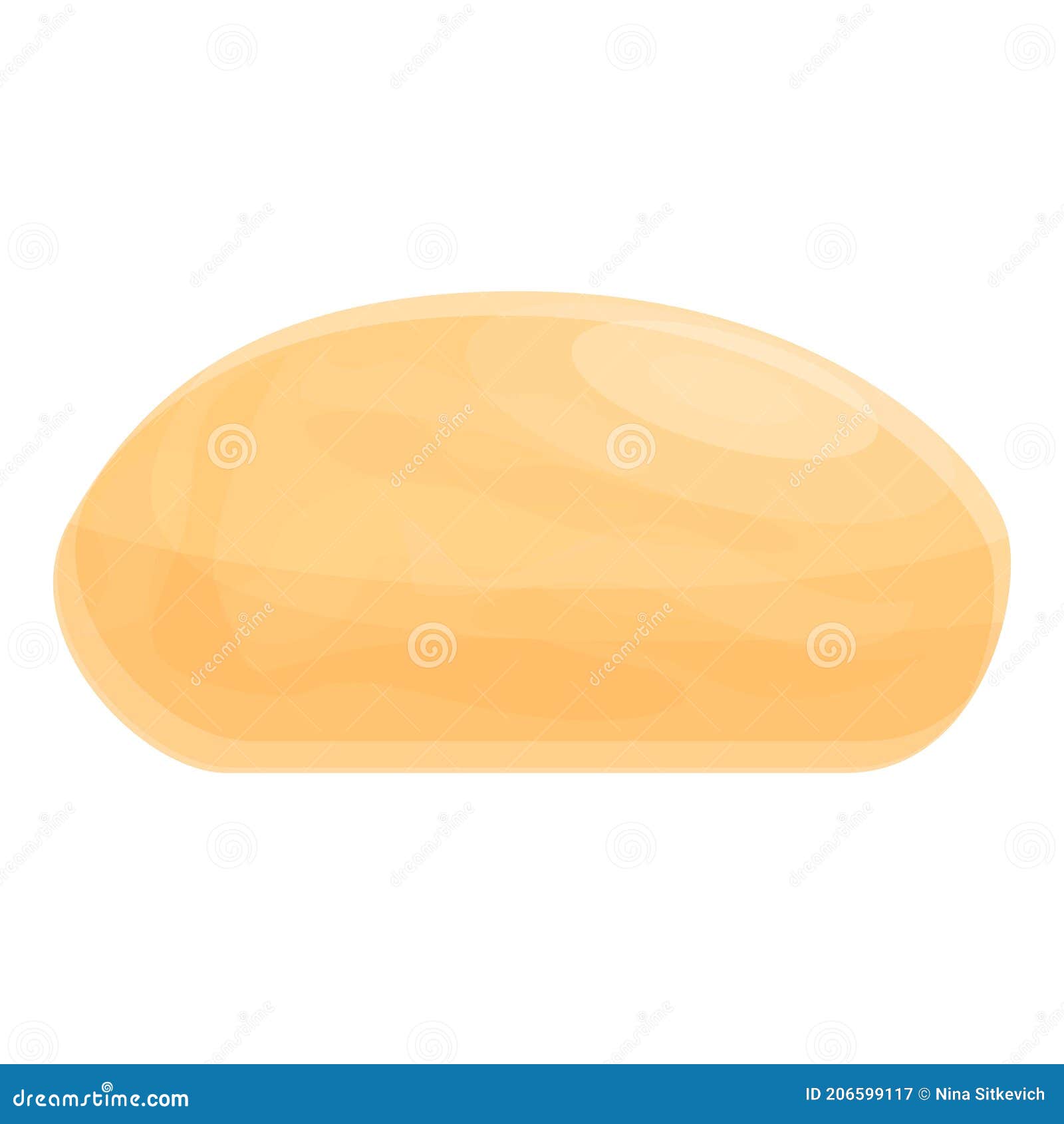 Fresh Dough Icon, Cartoon Style Stock Illustration - Illustration of ...