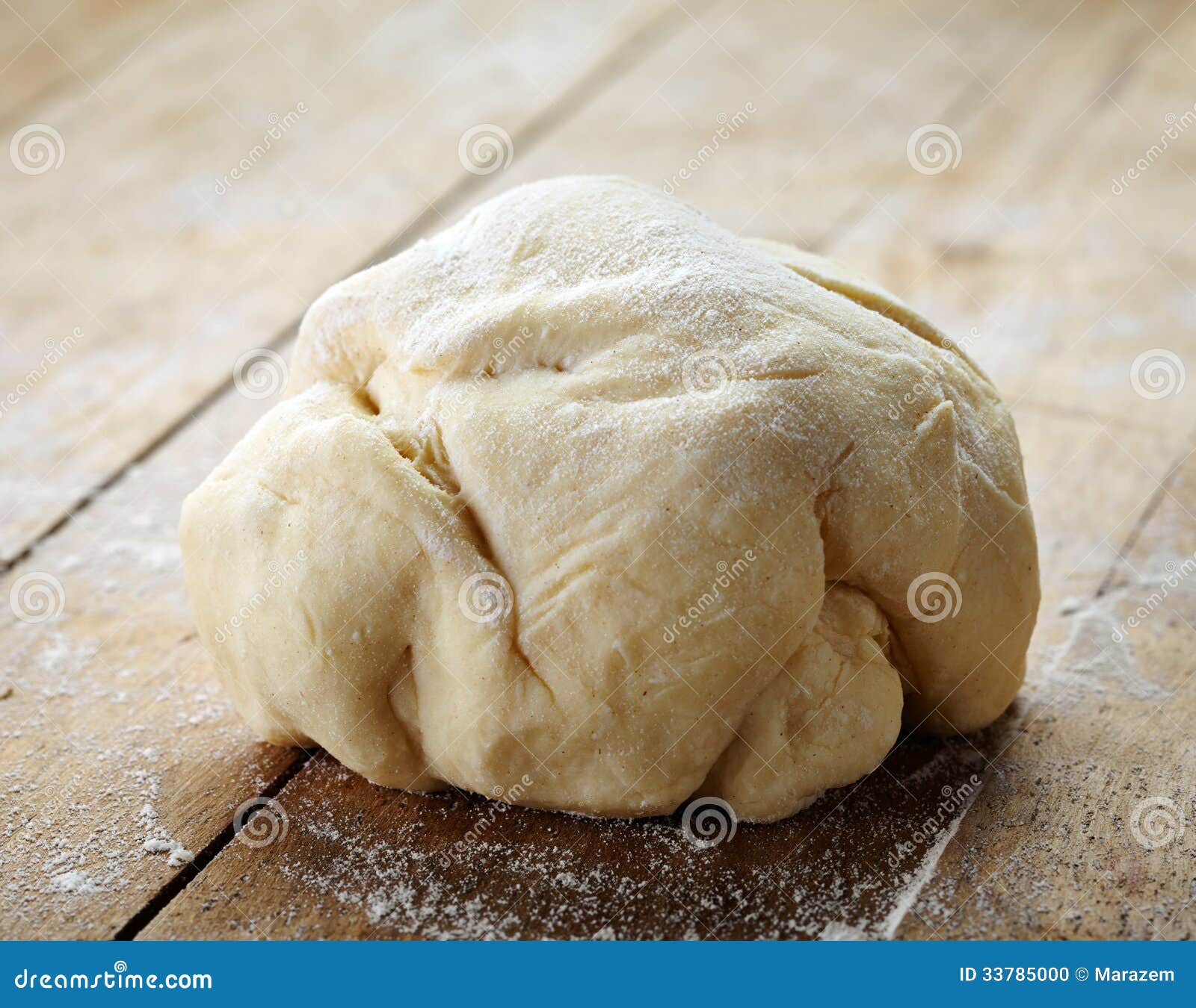 Fresh dough stock photo. Image of white, wooden, wood - 33785000