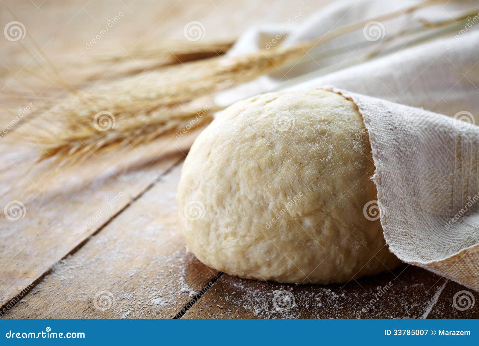 Fresh dough stock image. Image of rustic, flour, object - 33785007