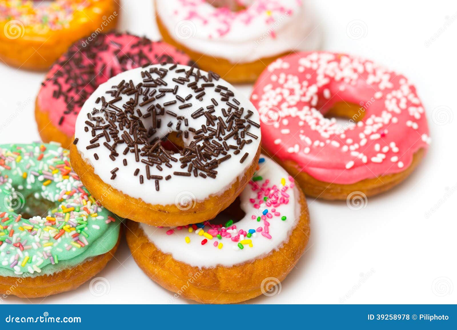 Fresh doughnuts stock photo. Image of doughnut, glazed - 39258978