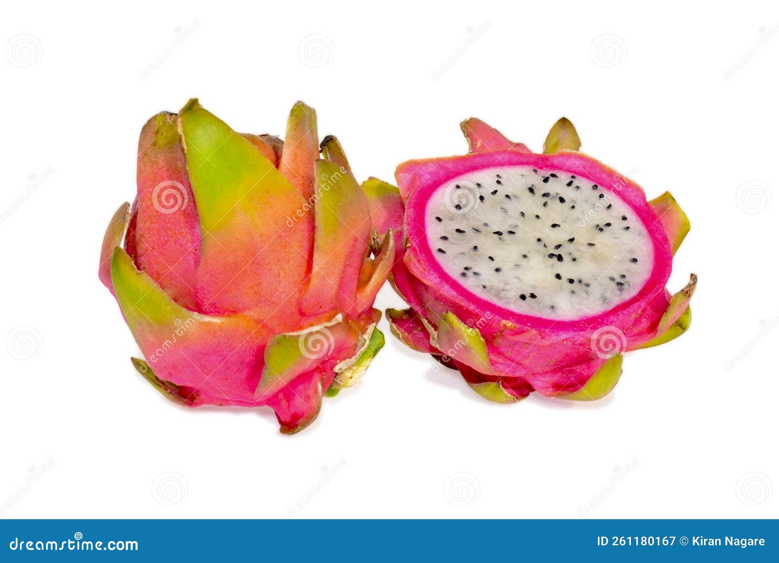 Fresh Dragon ( Pitaya ) stock image. Image of tropical - 261180167