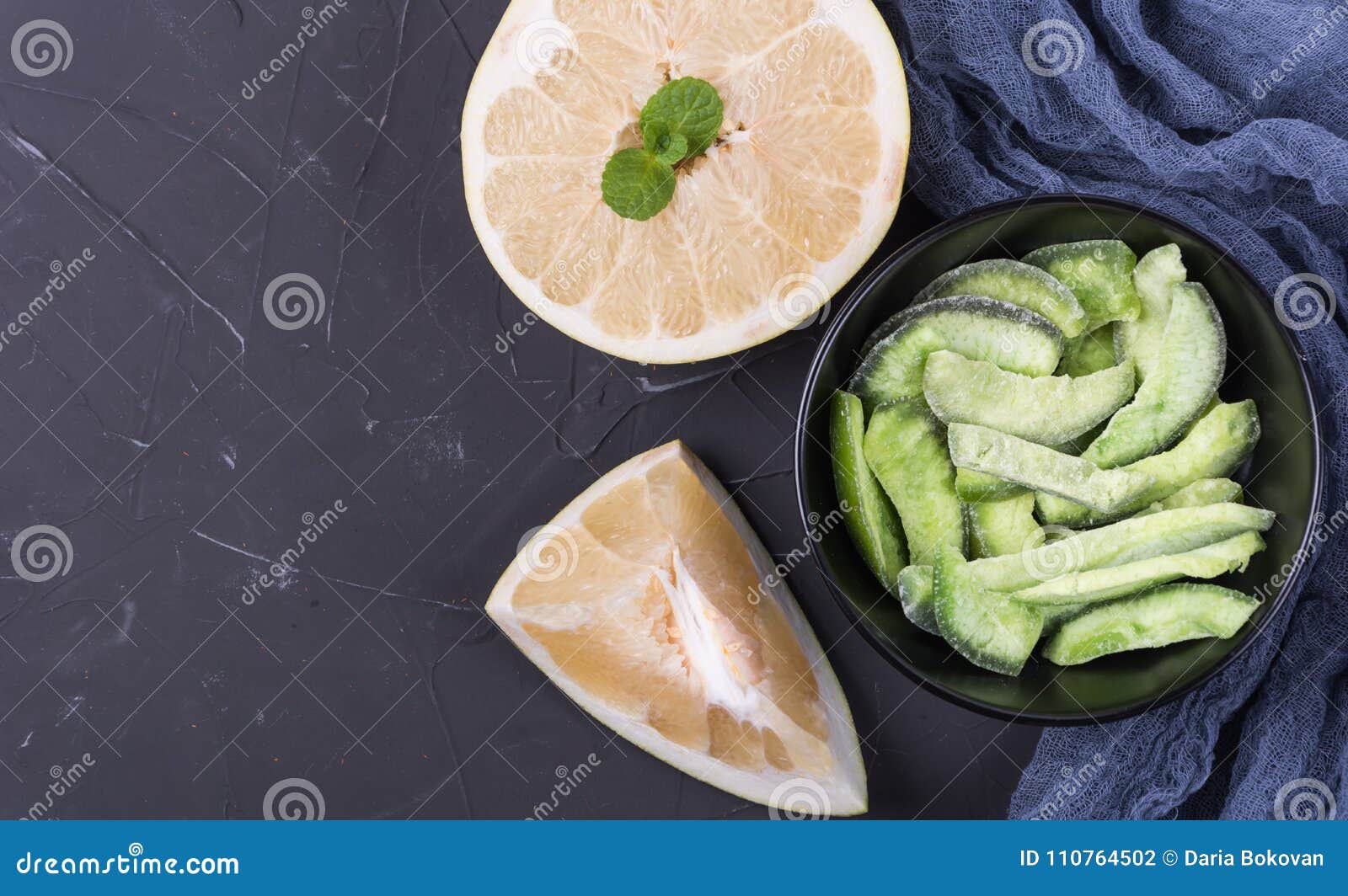 Fresh and dried pomelo stock photo. Image of nutrition - 110764502