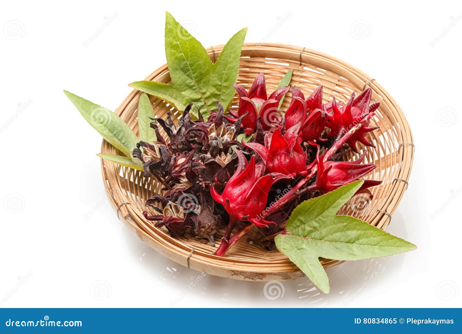 Dried Roselle (Hibiscus Sabdariffa) Or Rosella Fruit Stock Image ...