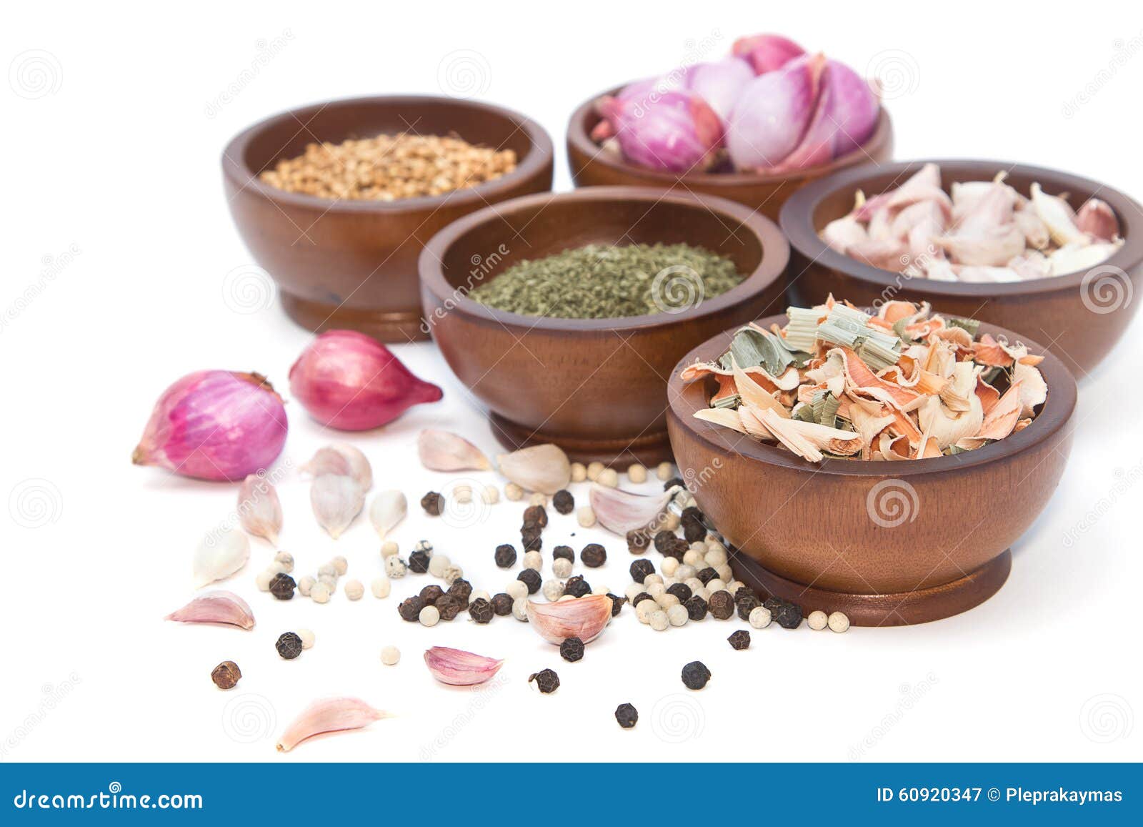 Fresh and Dries Spices and Flavorings Stock Image - Image of leaf ...