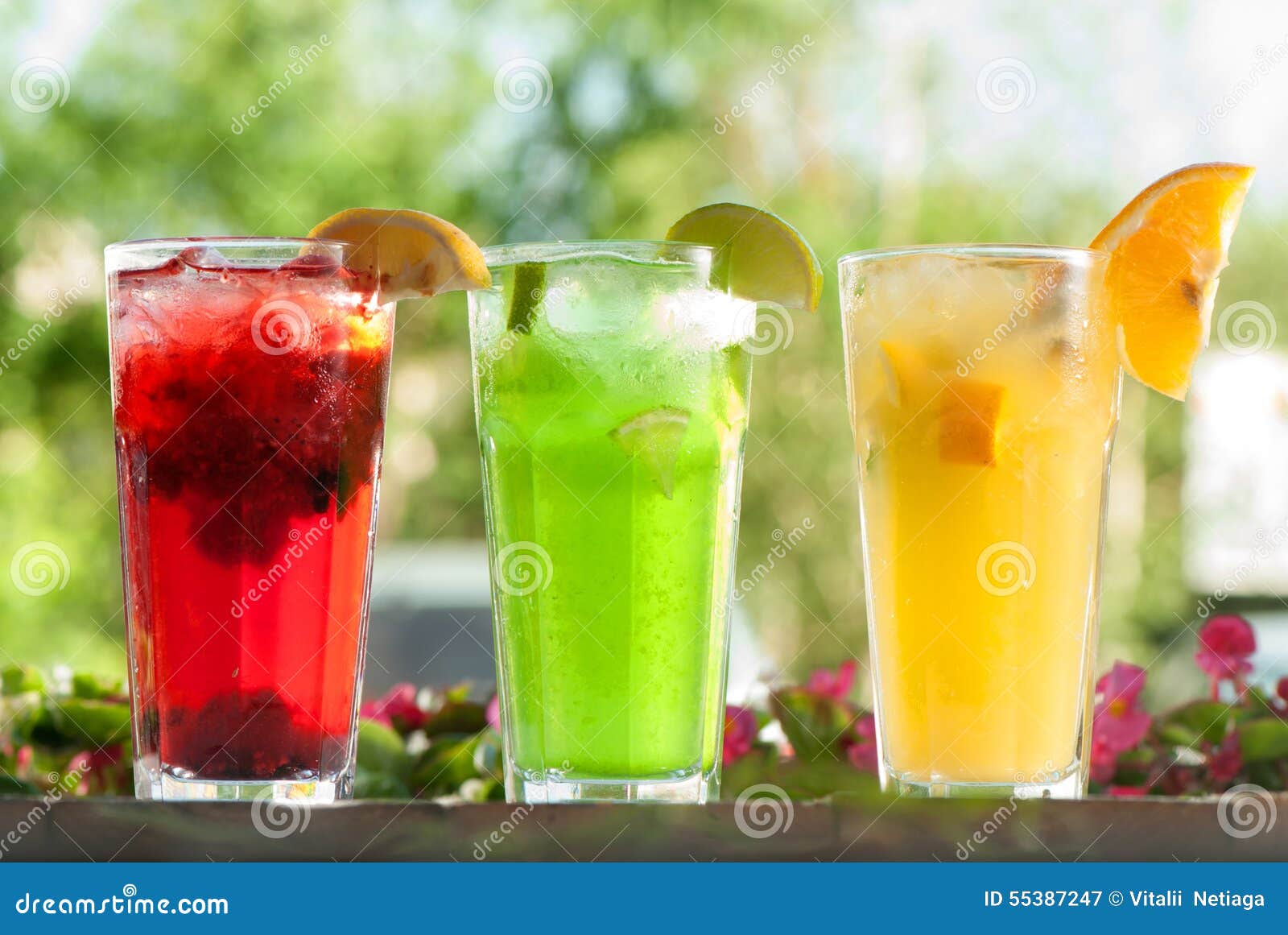 Fresh drinks stock image. Image of herb, alcohol, wood - 55387247