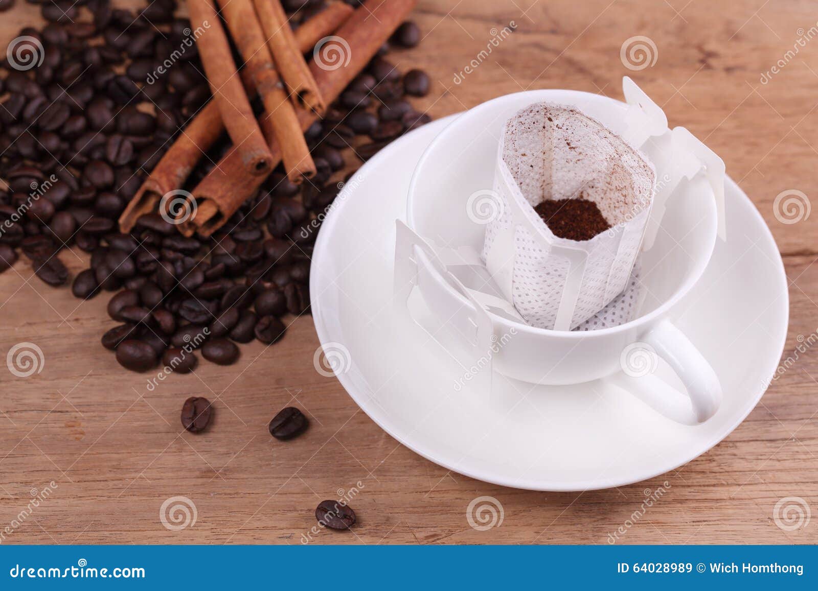 Fresh Drip coffee bean stock image. Image of cafe, beverage - 64028989