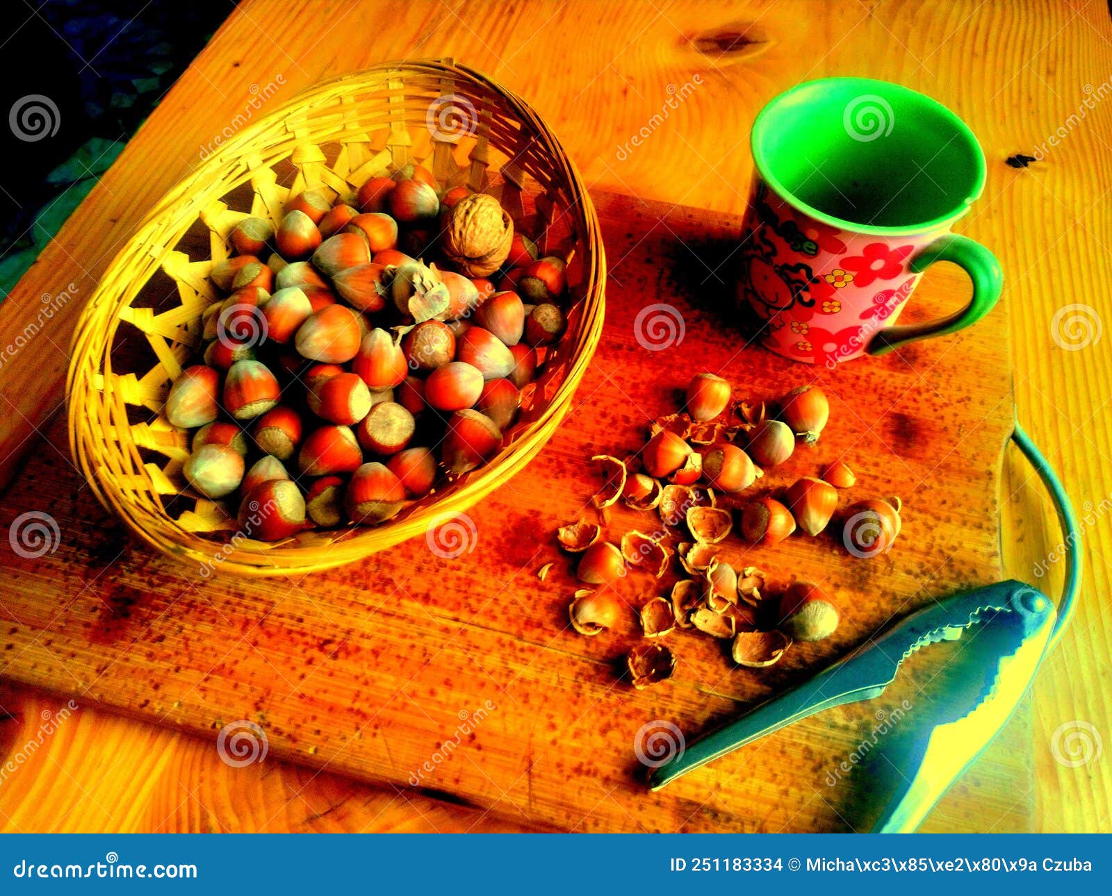 Fresh Eco nuts stock photo. Image of drink, flower, dessert - 251183334