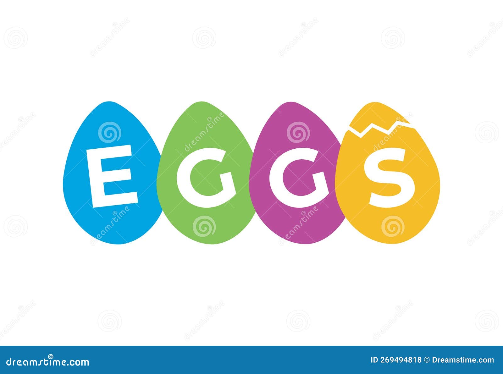 Fresh Egg Logo Design, Vector Illustration Stock Illustration ...