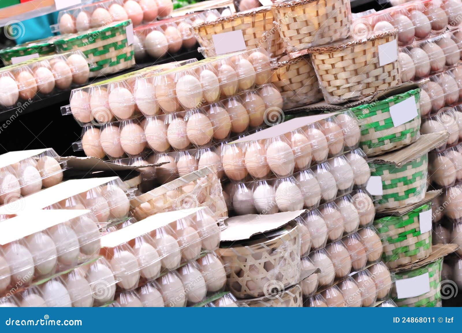 Fresh eggs market stock image. Image of eggs, interior - 24868011