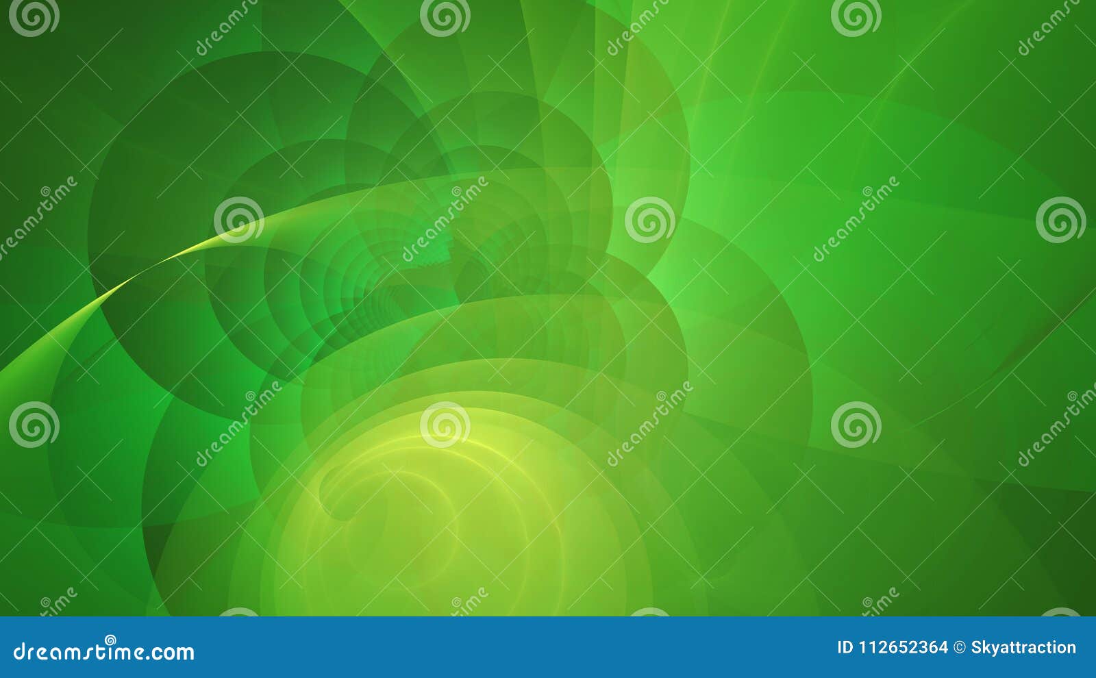 Fresh Emerald Green Circles Abstract Background Stock Illustration ...