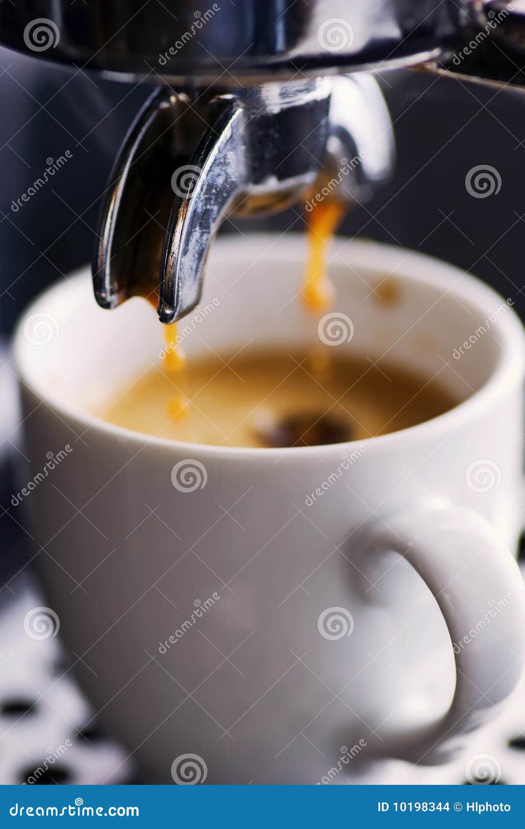 Fresh Espresso stock photo. Image of closeup, automat - 10198344