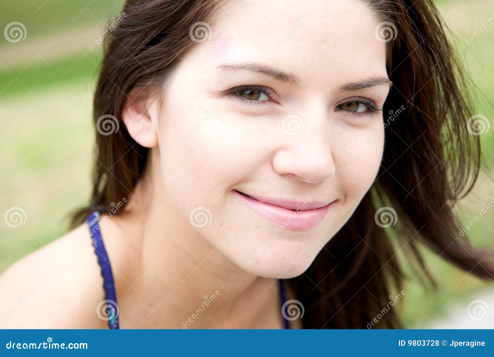 Fresh Faced Woman stock photo. Image of female, body, attractive - 9803728
