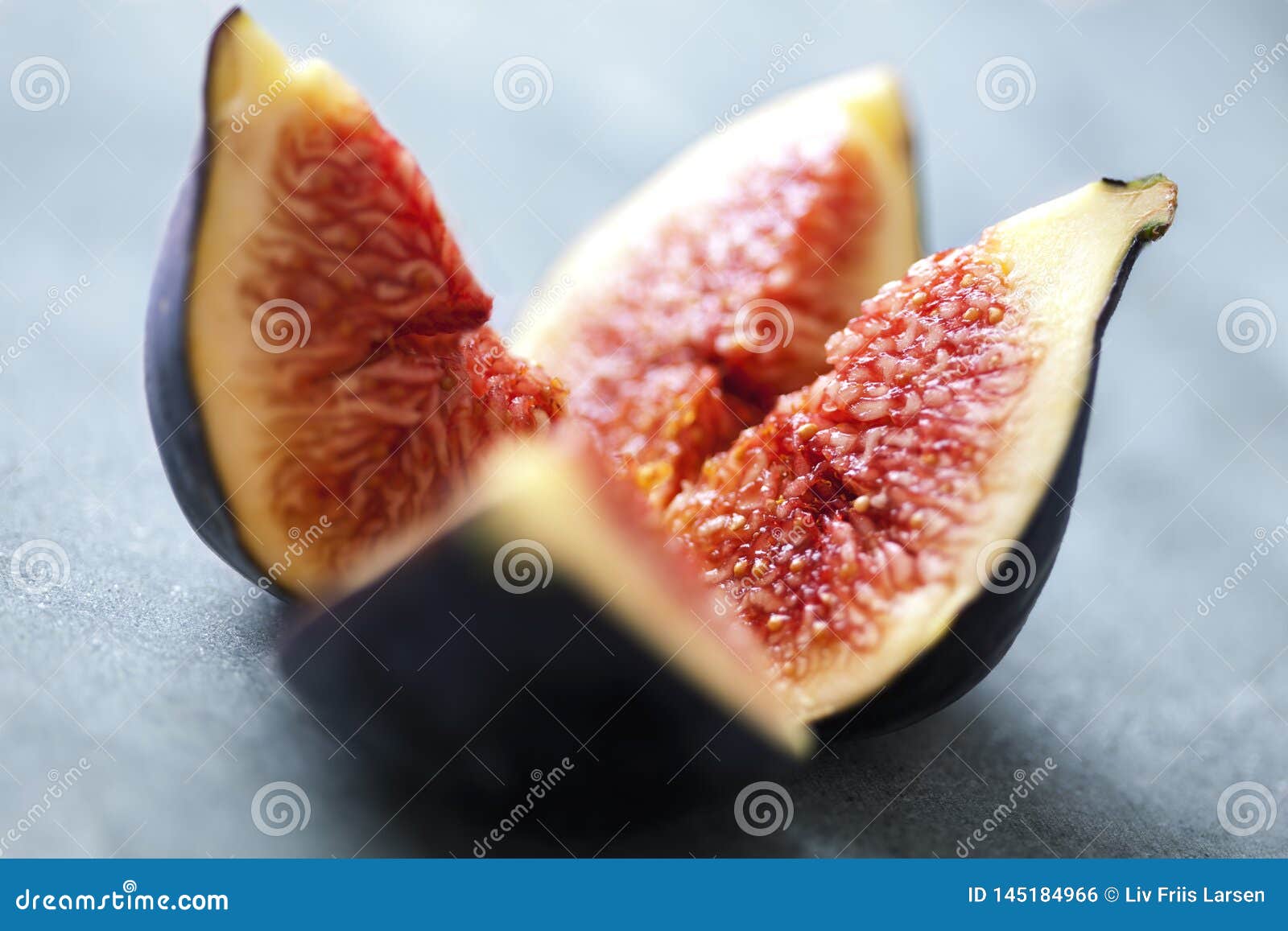 Fresh fig cut open stock photo. Image of exotic, fresh - 145184966