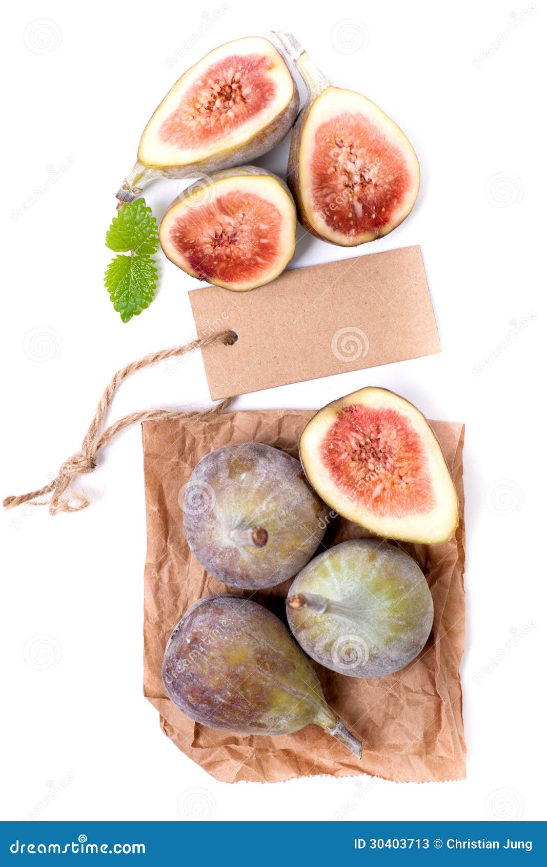 Fresh figs with label stock image. Image of label, healthy - 30403713
