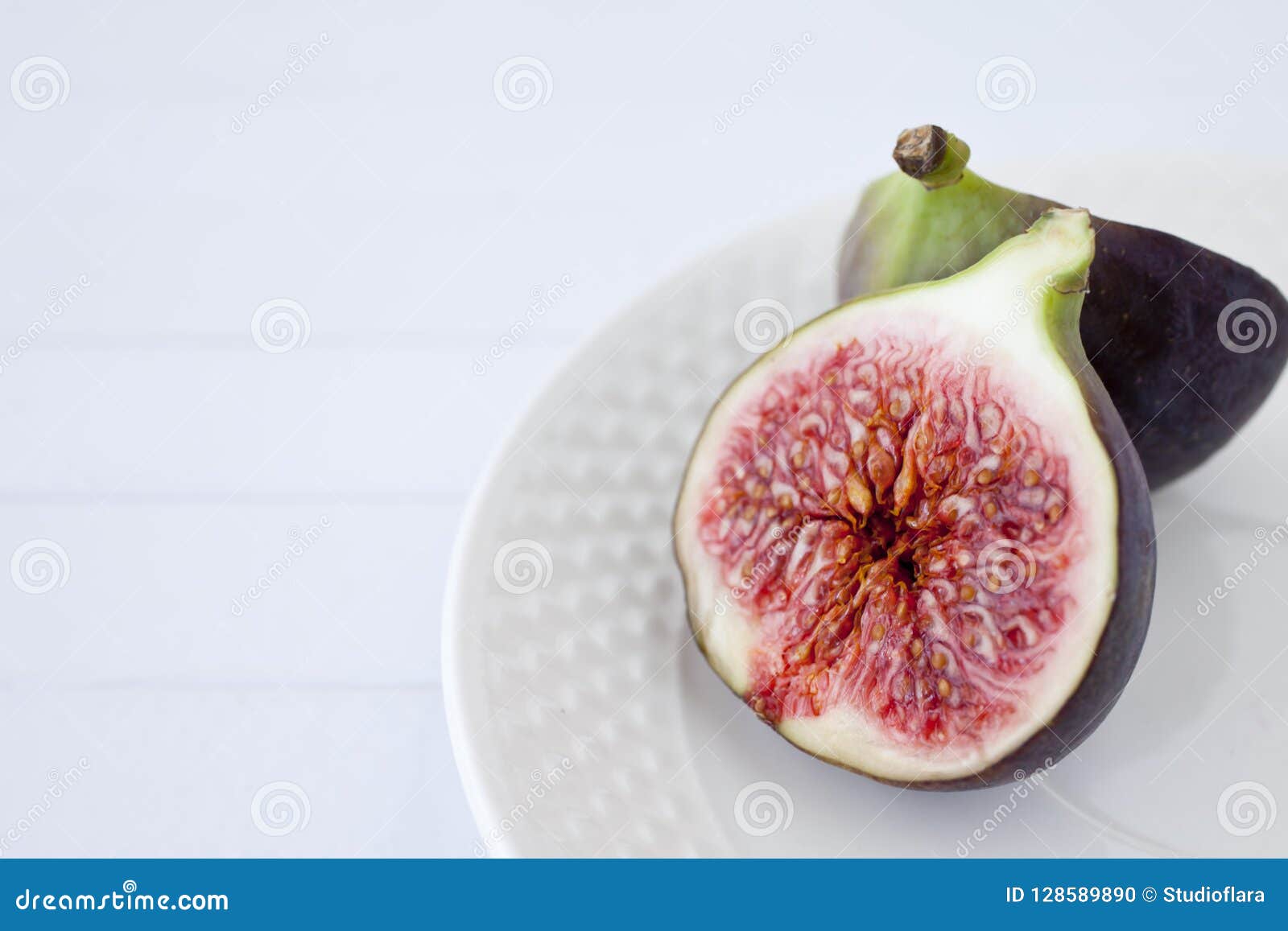 Fresh figs on a table stock photo. Image of purple, natural - 128589890