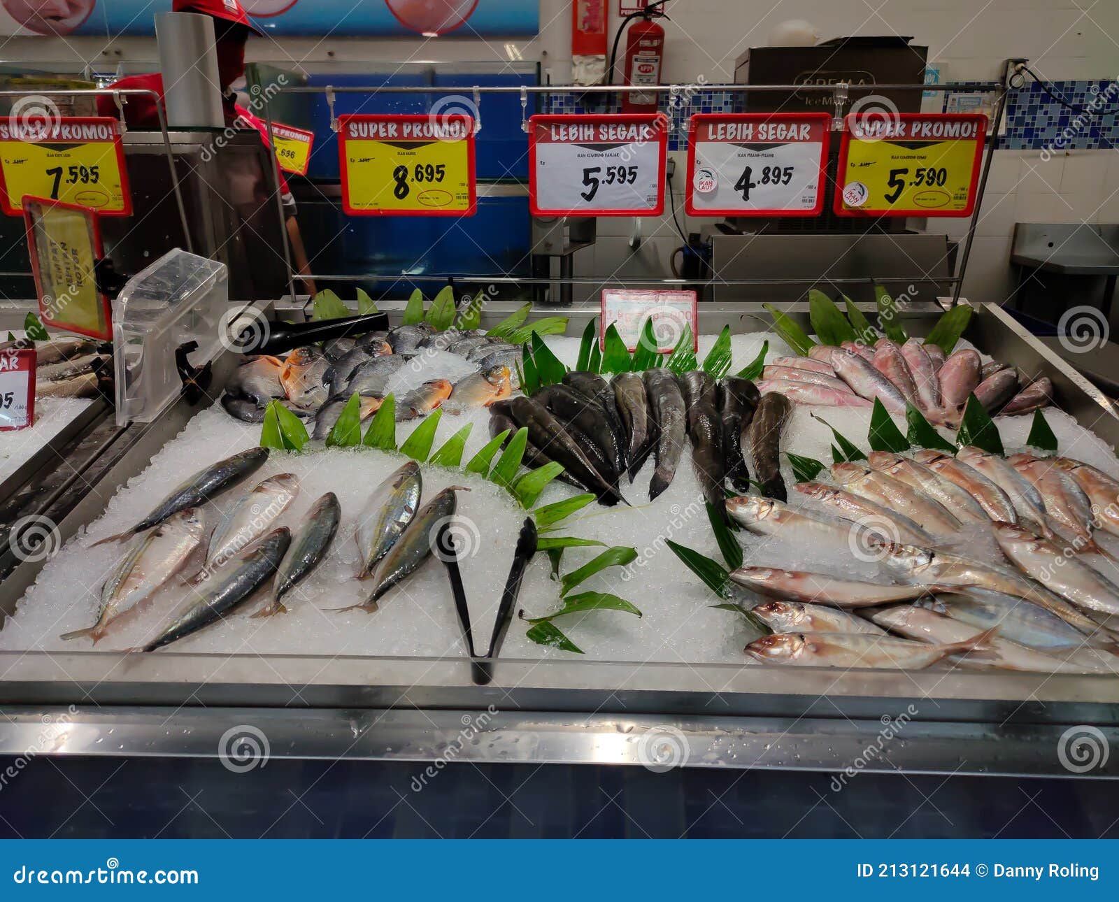 Fresh Fish on Display at the Market Editorial Stock Image - Image of ...