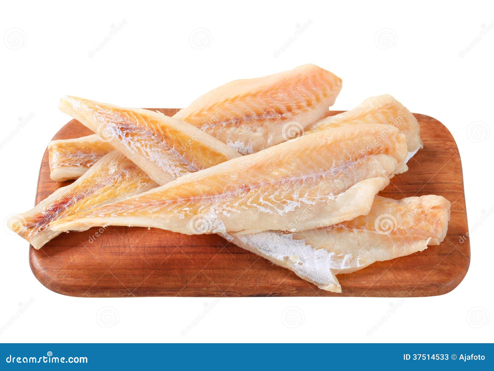 Fresh fish fillets stock image. Image of haddock, board - 37514533