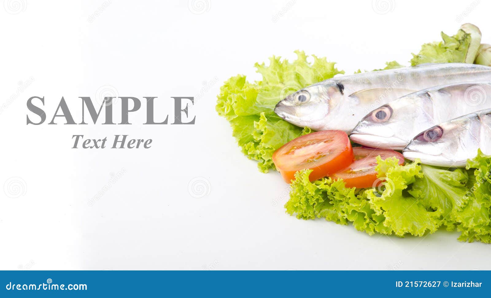 Fresh Fish with Input Sample Text Stock Image - Image of ingredient ...