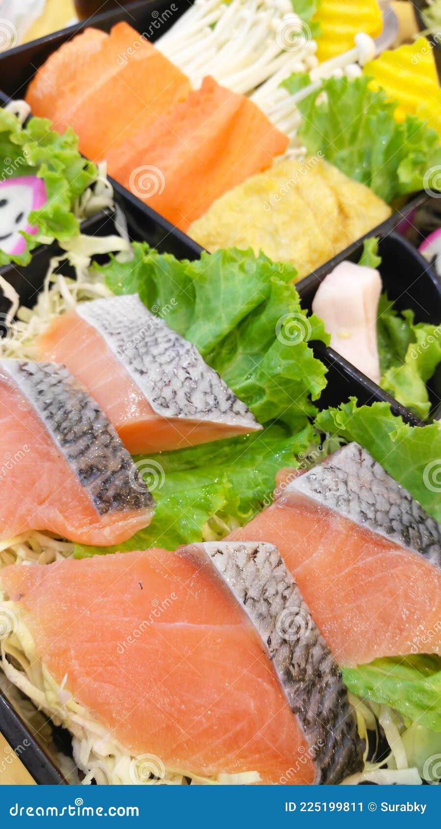 Fresh Fish and Mix Vegetable Stock Image - Image of market, nature ...