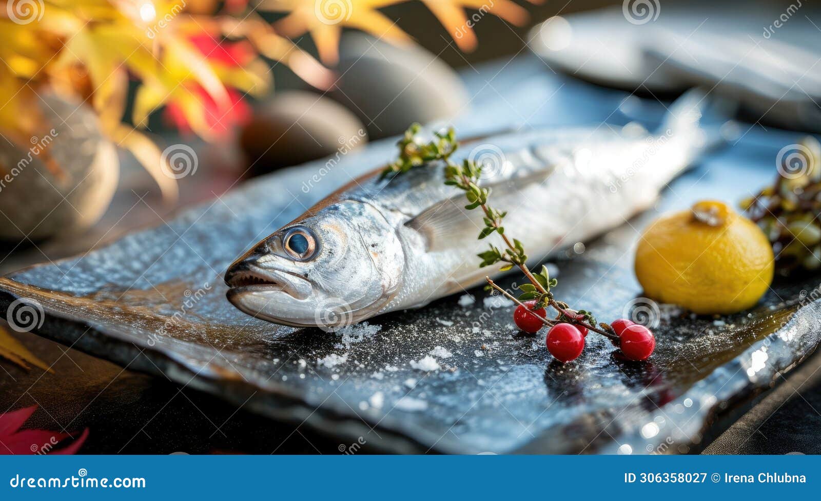 Fresh Fish Ready for Cooking, Evoking Culinary Inspiration Stock ...