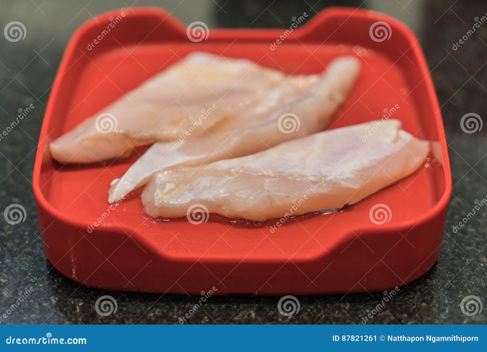 Fresh fish slice stock image. Image of natural, fish - 87821261