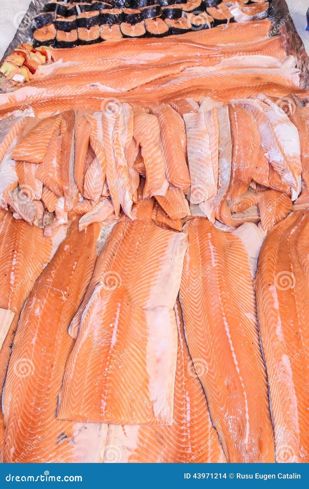 Fresh fish sliced stock photo. Image of sliced, ocean - 43971214