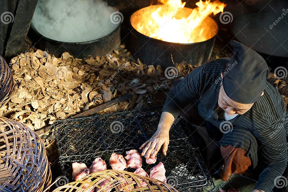 The process of curing fish editorial photography. Image of fresh ...