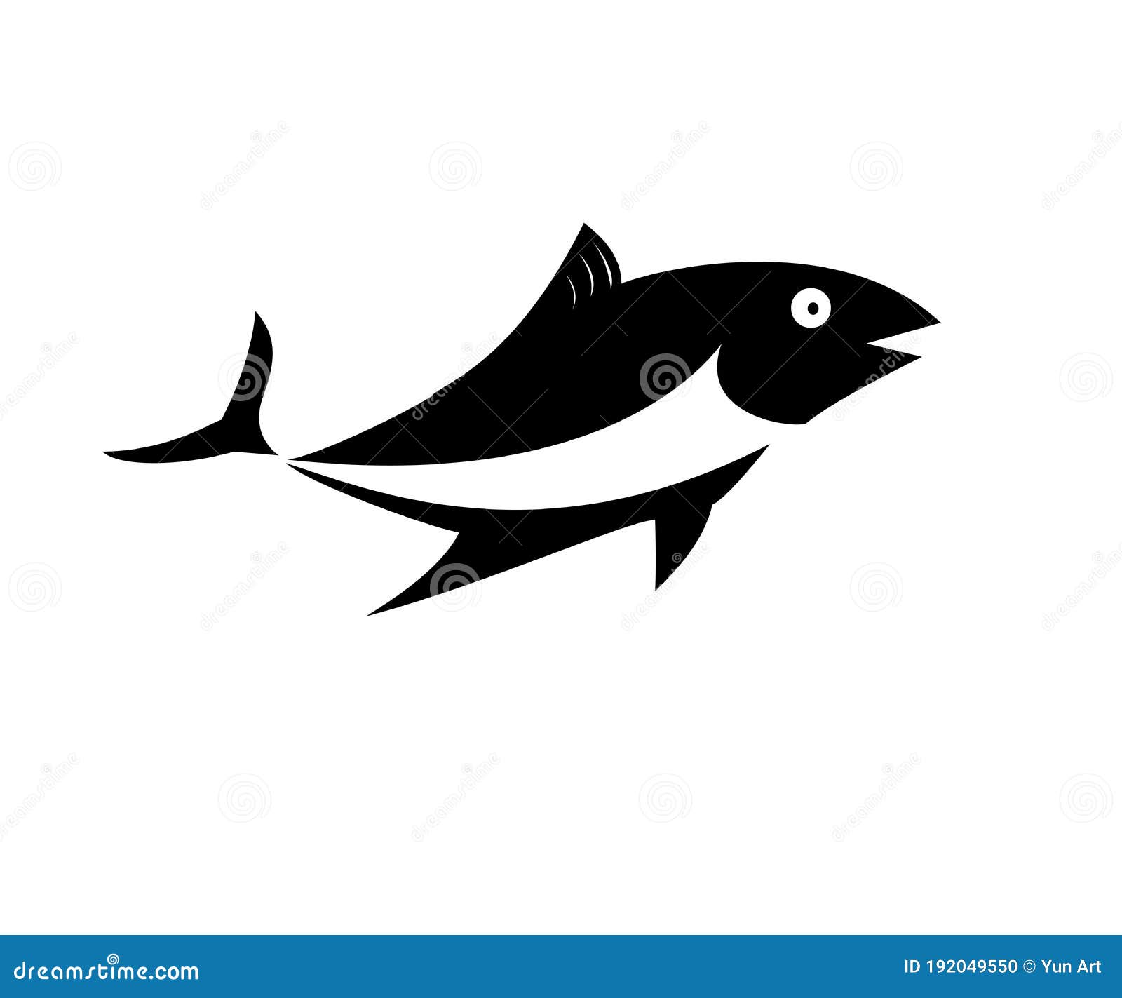 Fresh Fish Vector Logo Design Stock Vector - Illustration of food ...