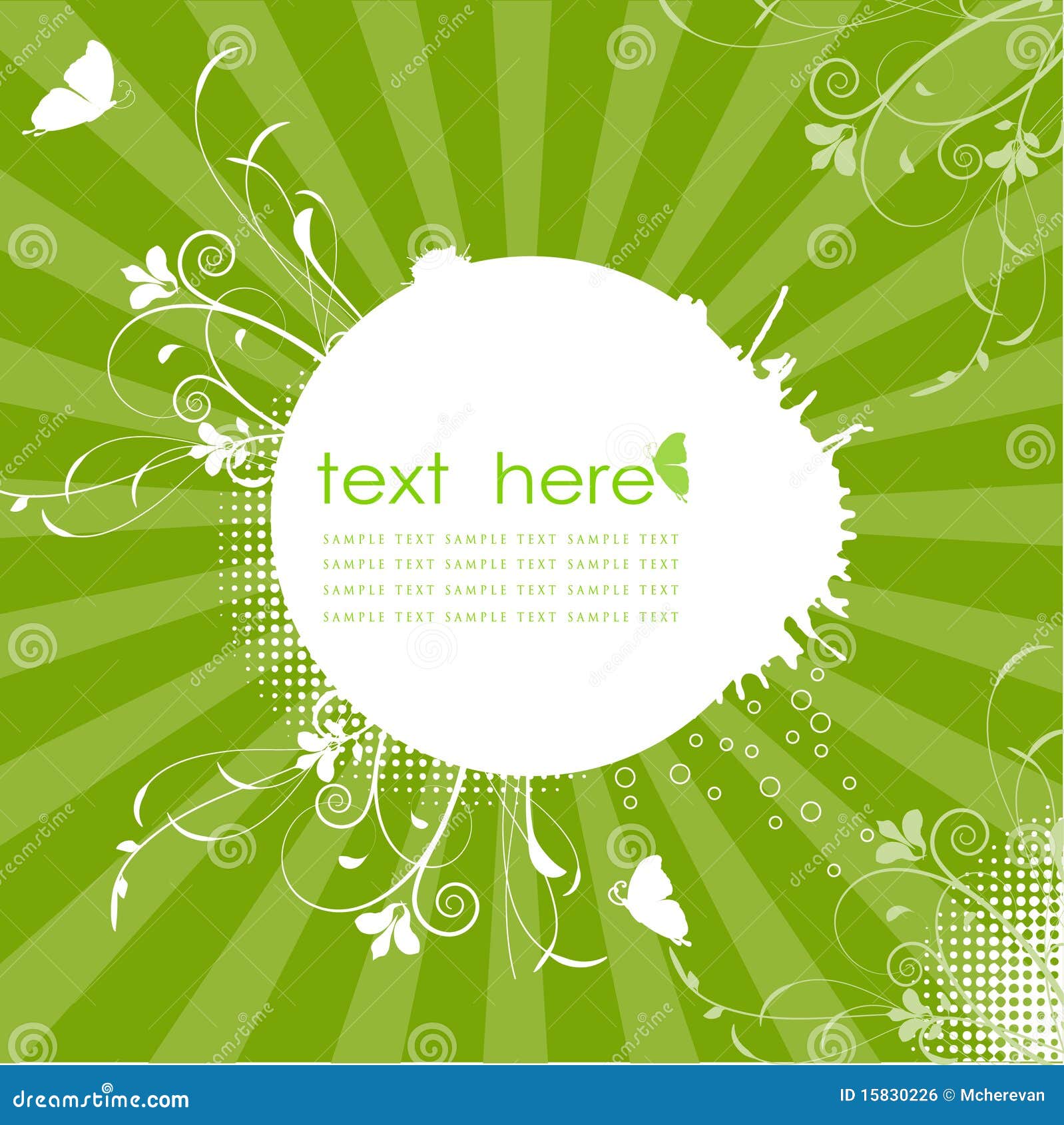 Fresh floral background stock vector. Illustration of flower - 15830226