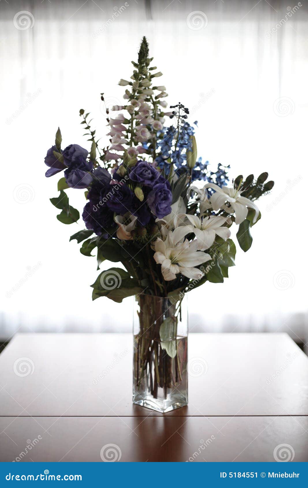 Fresh Flower Display Arrangement - Mother S Day Stock Image - Image of ...