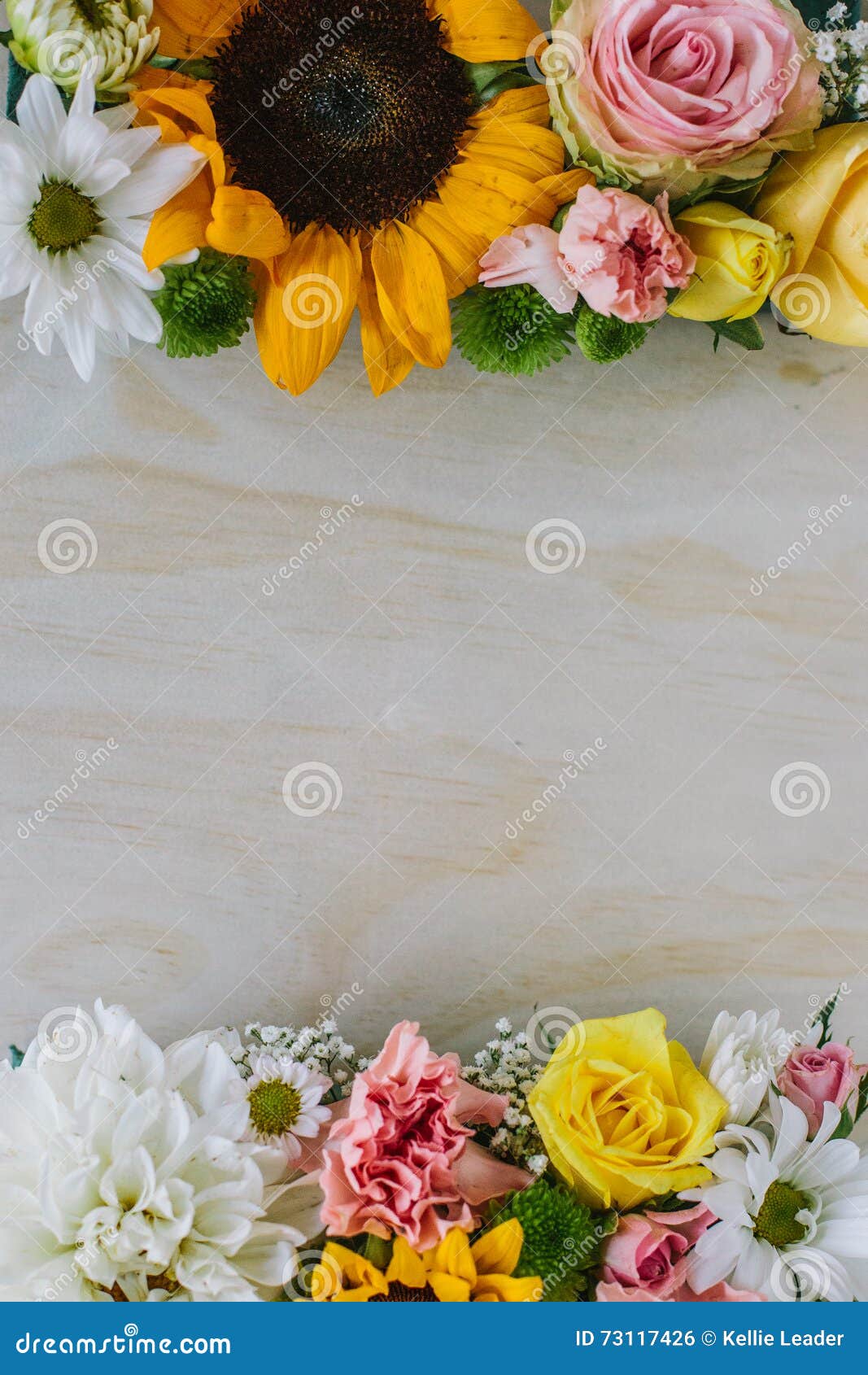 Fresh flowers on timber stock photo. Image of bloom, fresh - 73117426