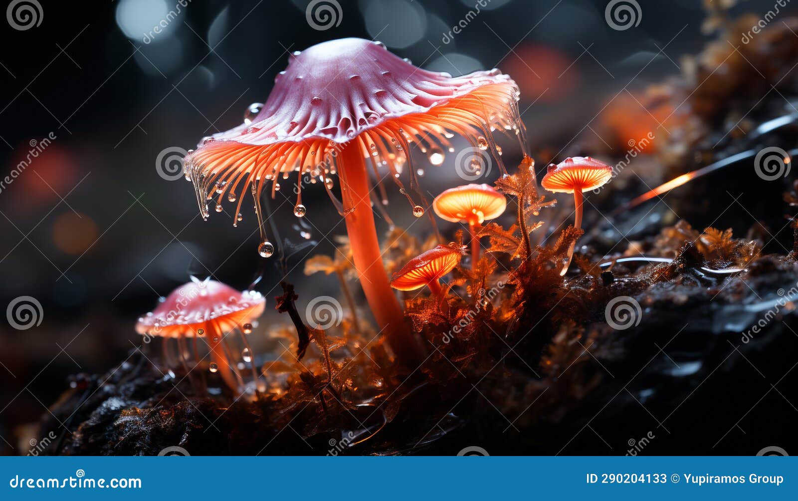 Fresh Fly Agaric Mushroom, a Small Edible Beauty in Nature Generated by ...