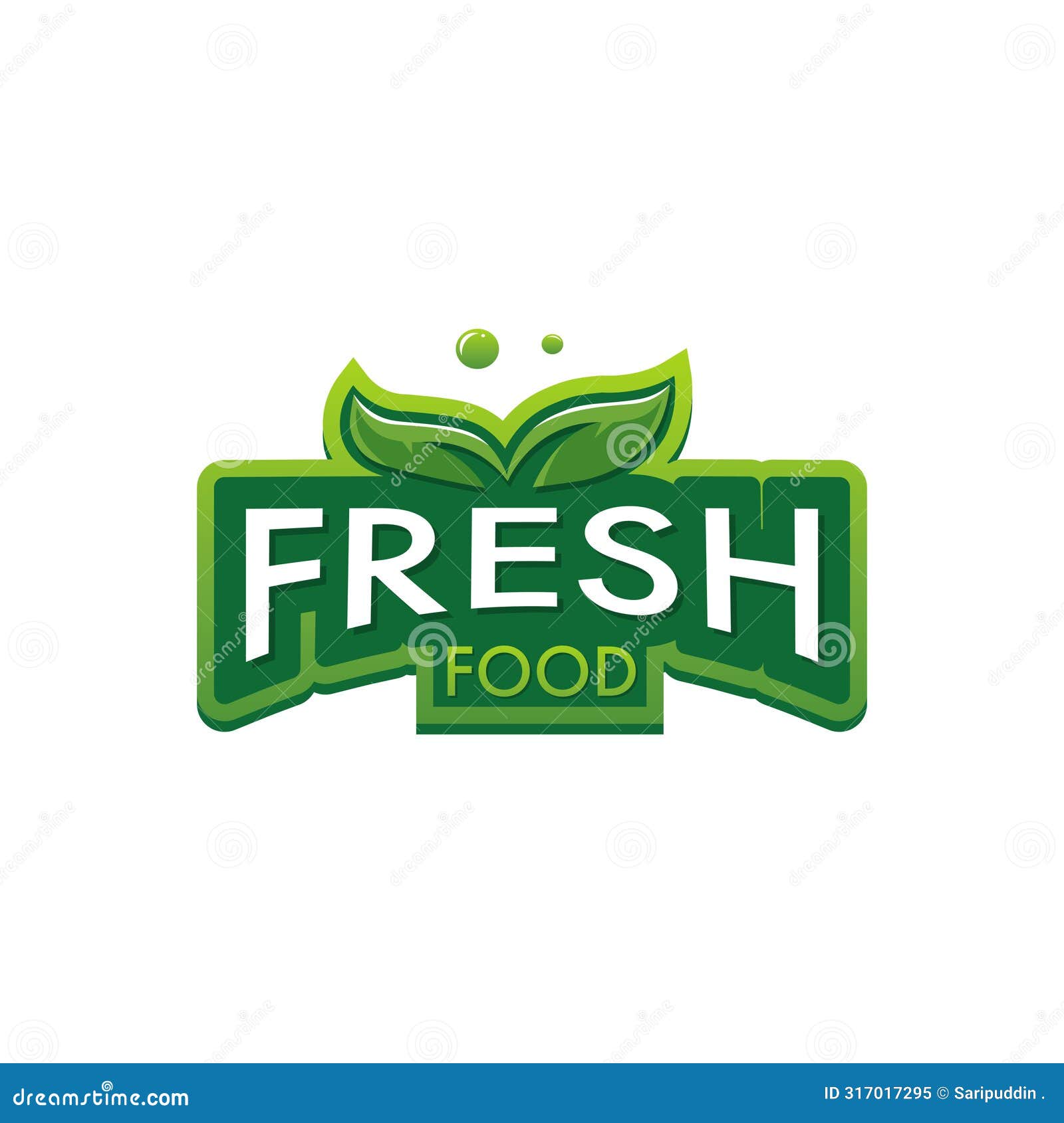 Fresh food logo stock vector. Illustration of leaf, graphic - 317017295