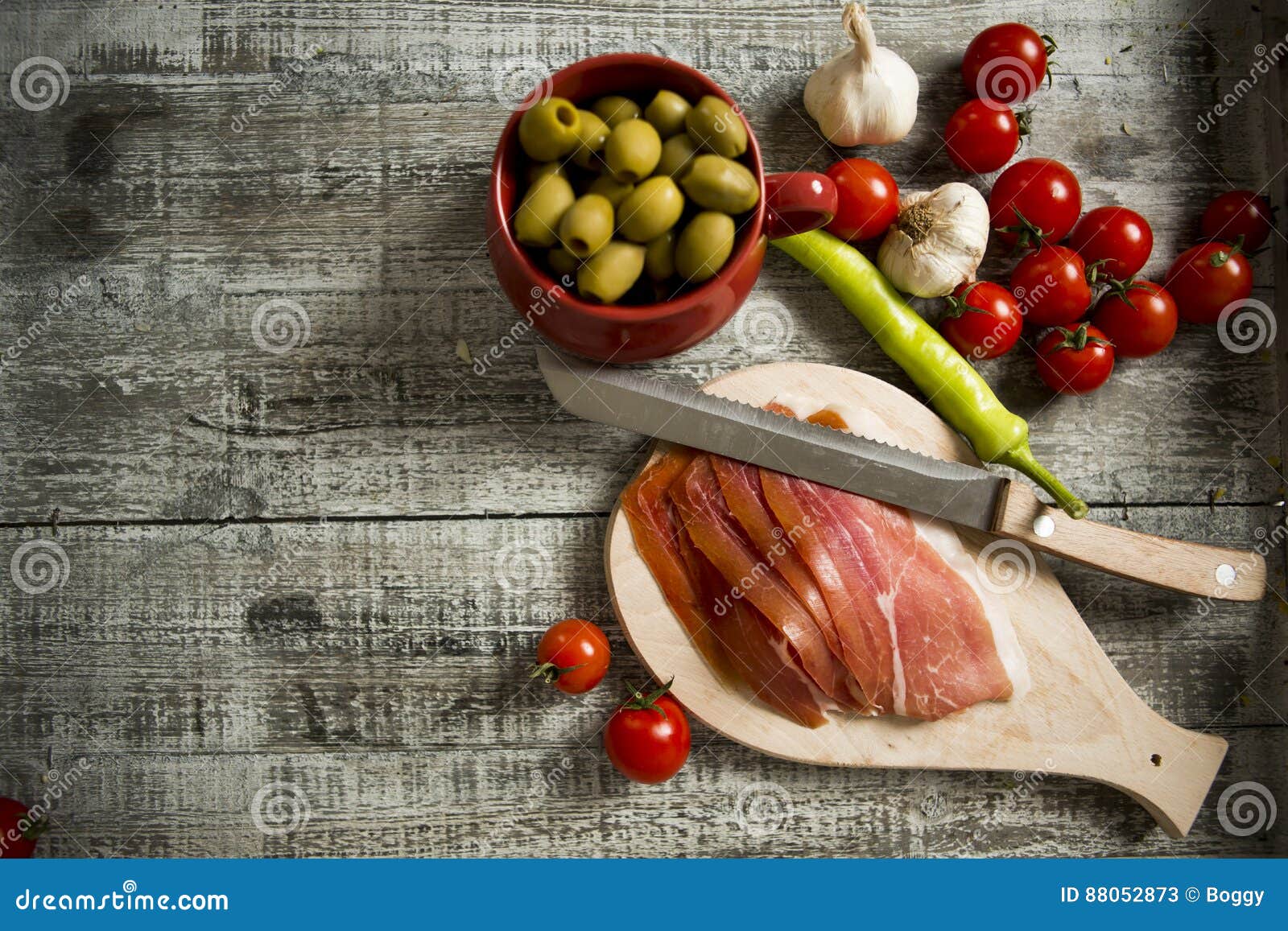 Fresh food on the table stock image. Image of gourmet - 88052873