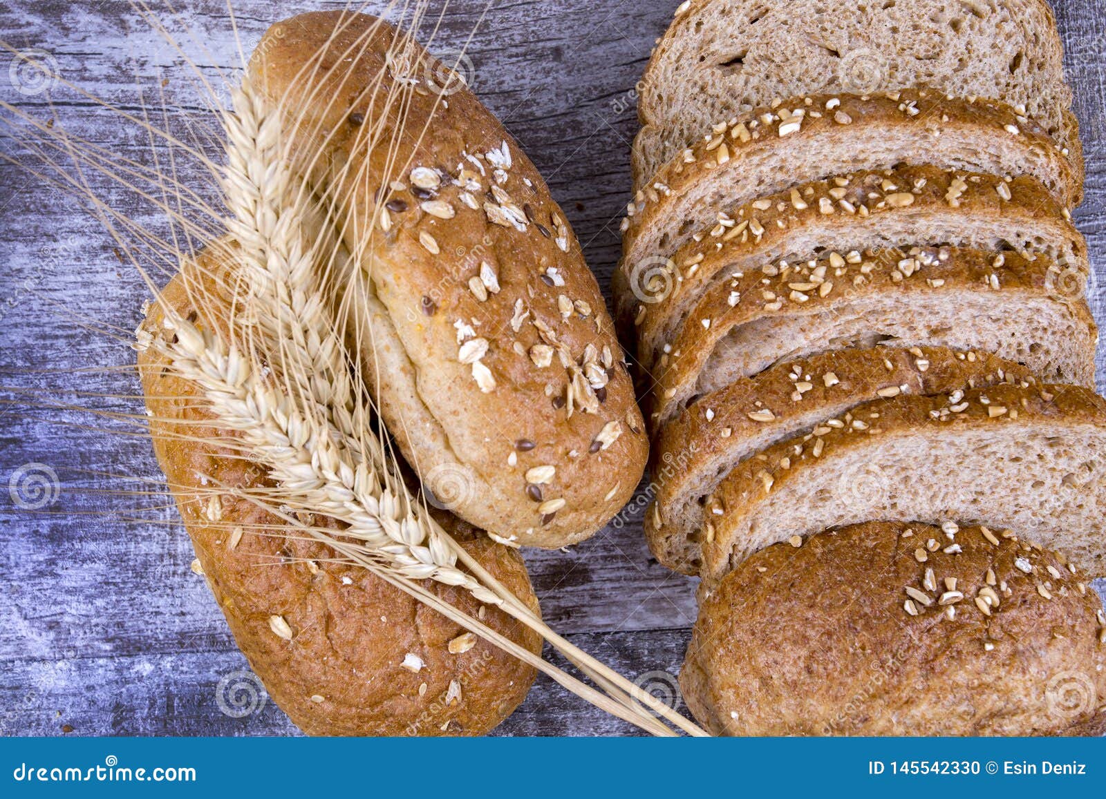 Fresh Fragrant Bread on the Table. Food Concept Stock Photo - Image of ...
