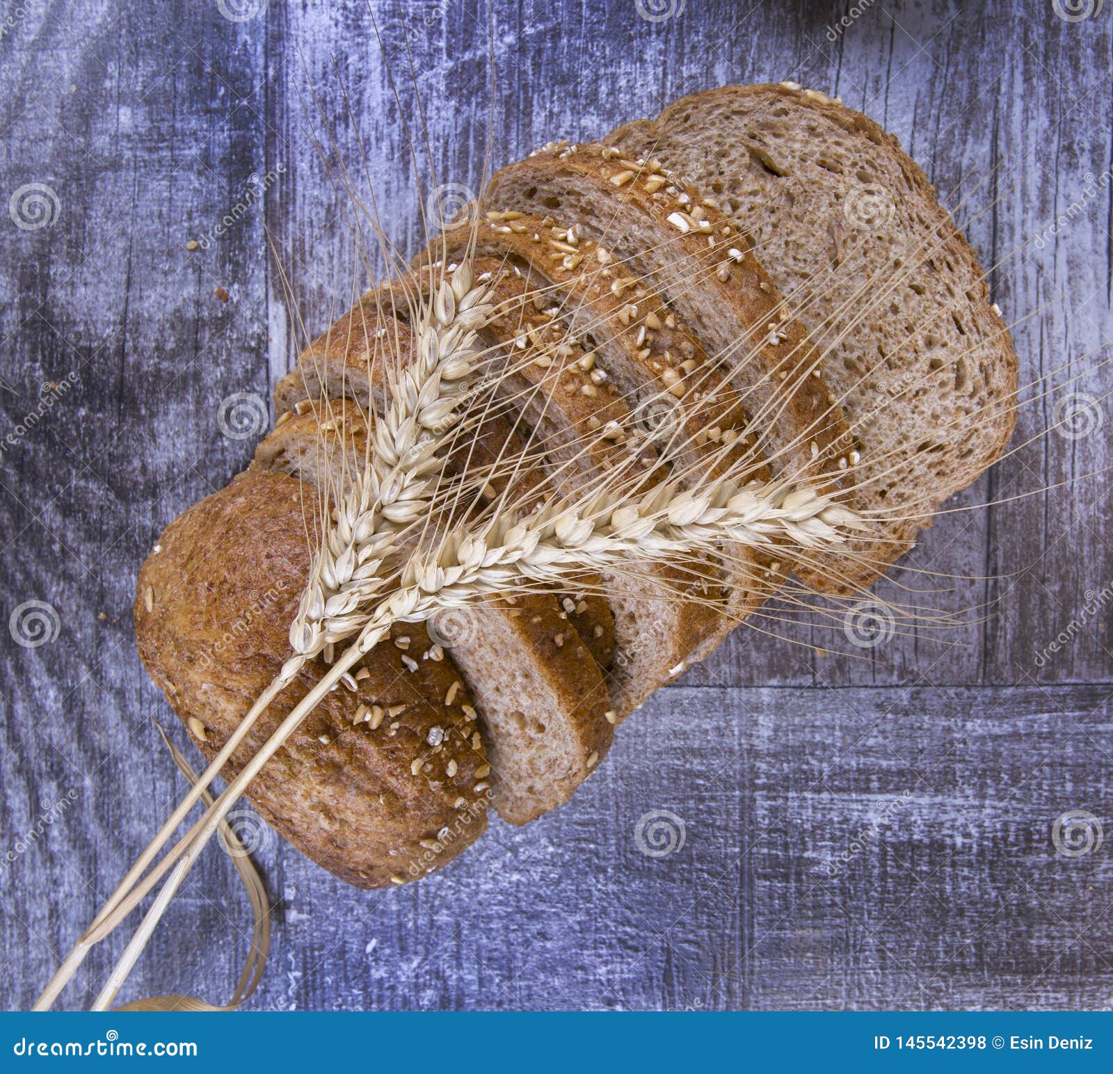 Fresh Fragrant Bread on the Table. Food Concept Stock Photo - Image of ...