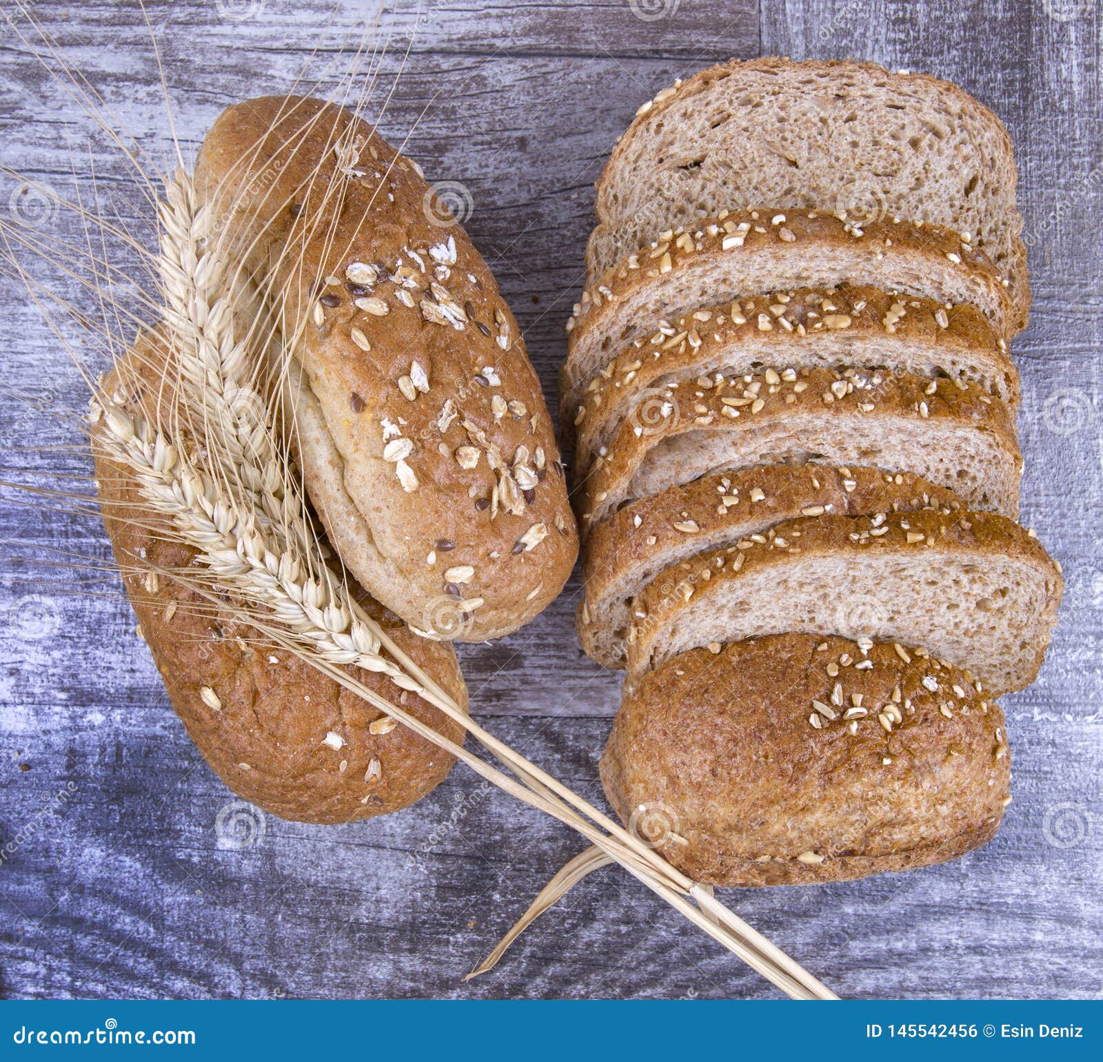 Fresh Fragrant Bread on the Table. Food Concept Stock Photo - Image of ...