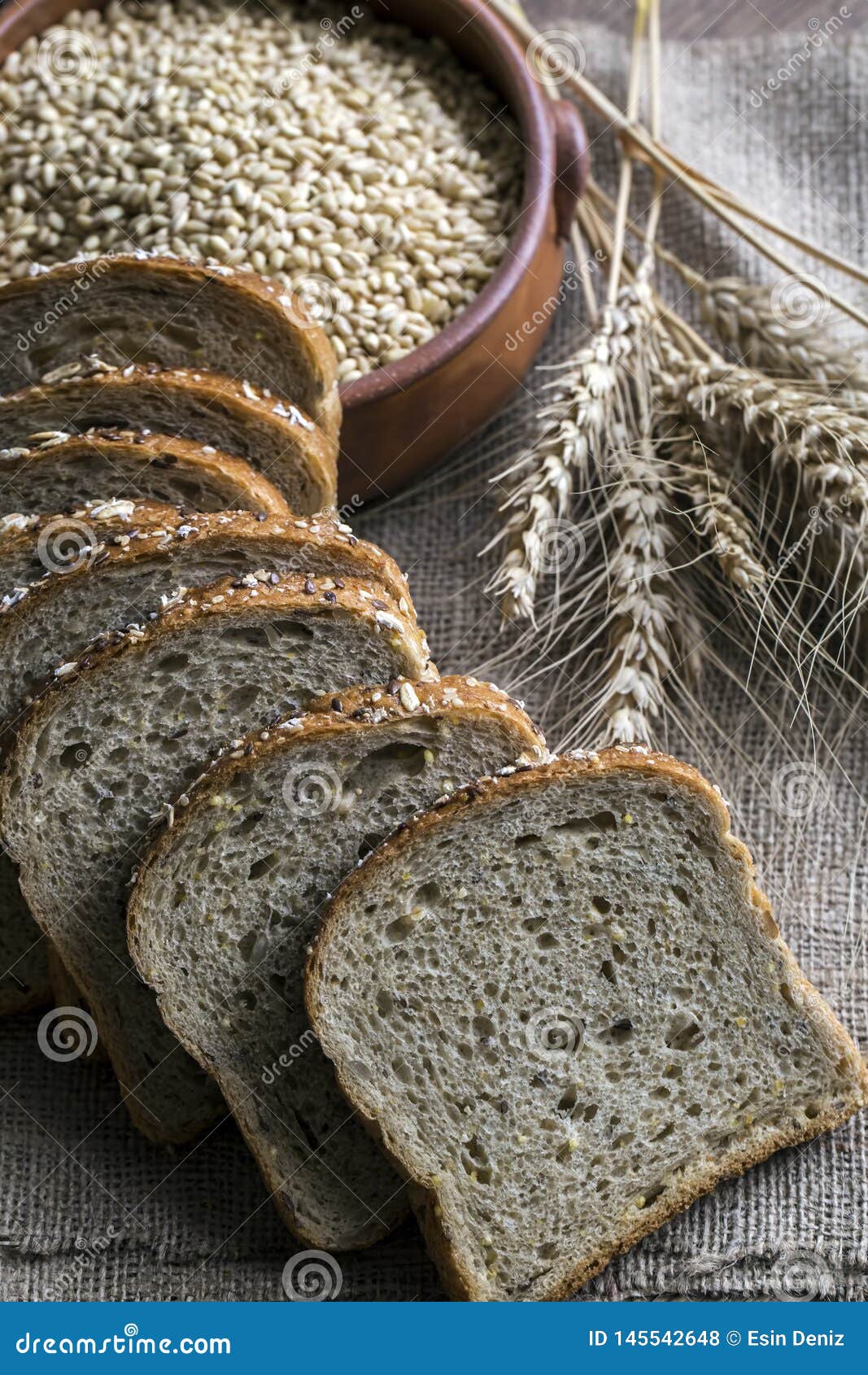 Fresh Fragrant Bread on the Table. Food Concept Stock Photo - Image of ...